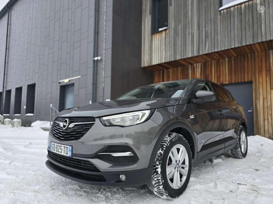 Pelēks Opel Grandland X 2021 Tauragė, ar dzinēja tilpumu 1.50 L un nobraukumu 228 tūkst. km par 12200 €, foto 1 vietnē AUTOMOTO.COM.LV