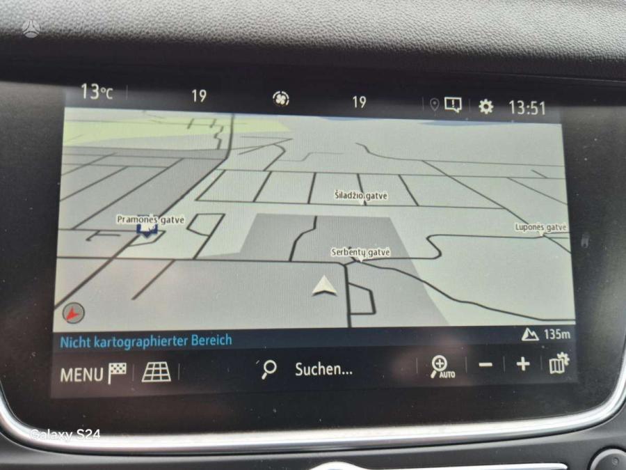 Grey Opel Grandland X 2021 in Siauliai, with an engine capacity of 1.60 L and mileage of 22 thousand km for 16950 €, photo 13 on AUTOMOTO.COM.LV