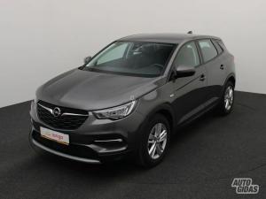 Grey Opel Grandland X 2021 in Vilnius, with an engine capacity of 1.20 L and mileage of 101 thousand km for 13199 €, photo  on AUTOMOTO.COM.LV