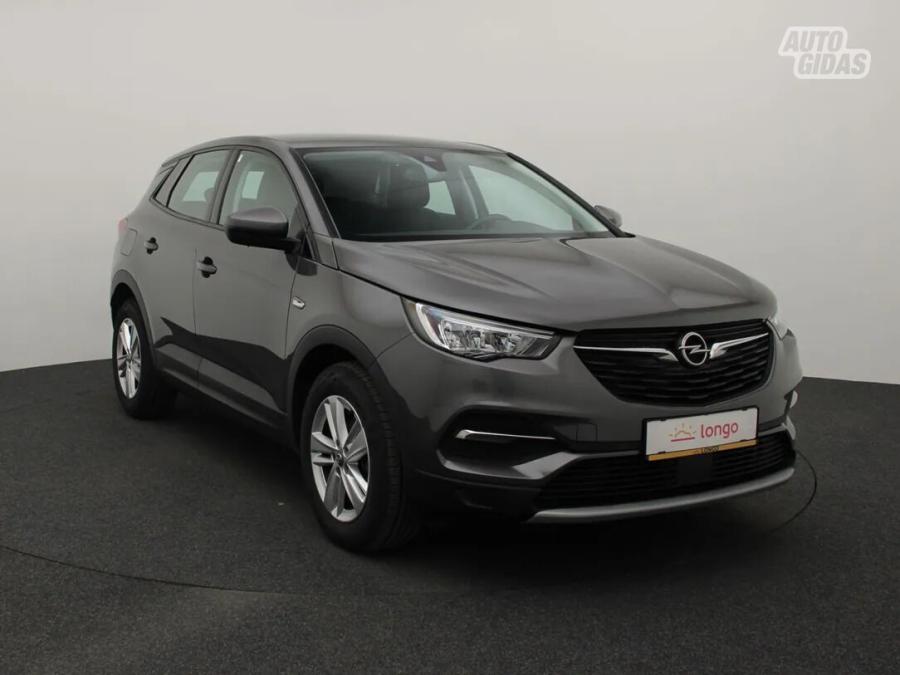 Grey Opel Grandland X 2021 in Vilnius, with an engine capacity of 1.20 L and mileage of 101 thousand km for 13199 €, photo 11 on AUTOMOTO.COM.LV