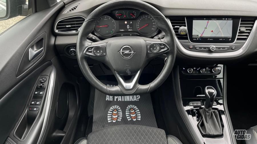 Grey Opel Grandland X 2021 in Marijampole, with an engine capacity of 1.50 L and mileage of 116 thousand km for 13490 €, photo 16 on AUTOMOTO.COM.LV