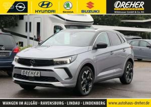 Grey Opel Grandland X 2022 in Kaunas, with an engine capacity of 1.20 L and mileage of 61 thousand km for 25867 €, photo  on AUTOMOTO.COM.LV