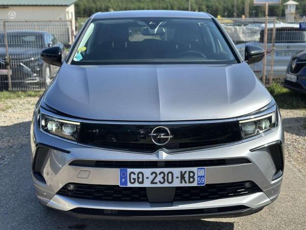 Grey Opel Grandland X 2023 in Vilnius, with an engine capacity of 1.50 L and mileage of 187 thousand km for 14858 €, photo 3 on AUTOMOTO.COM.LV