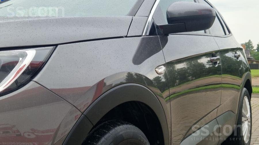 Grey Opel Grandland X 2018 in Jelgava, with an engine capacity of 1.20 L and mileage of 102 thousand km for 10450 €, photo 21 on AUTOMOTO.COM.LV