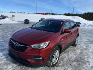 Red Opel Grandland X 2018 in Vilnius, with an engine capacity of 1.20 L and mileage of 228 thousand km for 7550 €, photo  on AUTOMOTO.COM.LV