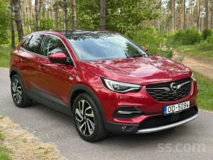 Красный Опель Grandland X 2018 в Рига, объемом двигателя 1.60 л и пробегом 160 тыс. км за 11770 €, фото  на AUTOMOTO.COM.LV