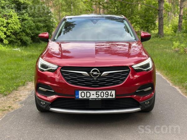 Sarkans Opel Grandland X 2018 Rīga, ar dzinēja tilpumu 1.60 L un nobraukumu 160 tūkst. km par 11770 €, foto 2 vietnē AUTOMOTO.COM.LV