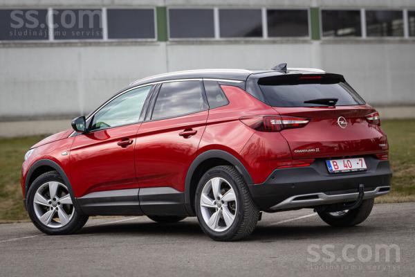 Sarkans Opel Grandland X 2018 Tukums, ar dzinēja tilpumu 2.00 L un nobraukumu 181 tūkst. km par 13790 €, foto 8 vietnē AUTOMOTO.COM.LV