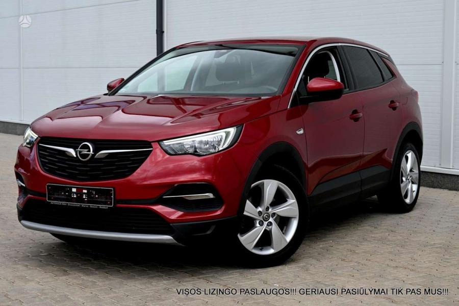 Sarkans Opel Grandland X 2018 Kretinga, ar dzinēja tilpumu 1.20 L un nobraukumu 143 tūkst. km par 8599 €, foto 4 vietnē AUTOMOTO.COM.LV