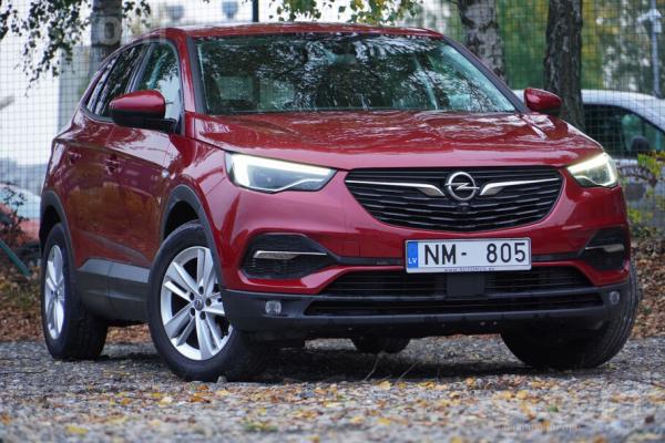 Sarkans Opel Grandland X 2018 Rīga, ar dzinēja tilpumu 1.60 L un nobraukumu 205 tūkst. km par 10490 €, foto 1 vietnē AUTOMOTO.COM.LV