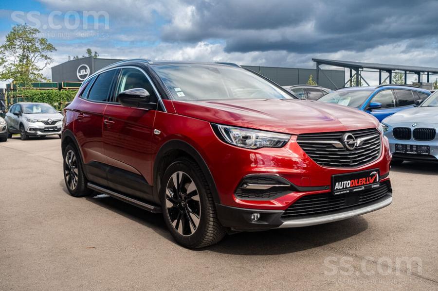 Красный Опель Grandland X 2019 в Рига, объемом двигателя 1.20 л и пробегом 0 тыс. км за 12500 €, фото 7 на AUTOMOTO.COM.LV