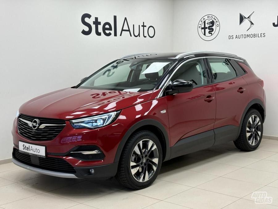 Red Opel Grandland X 2020 in Vilnius, with an engine capacity of 1.60 L and mileage of 89 thousand km for 18490 €, photo 2 on AUTOMOTO.COM.LV