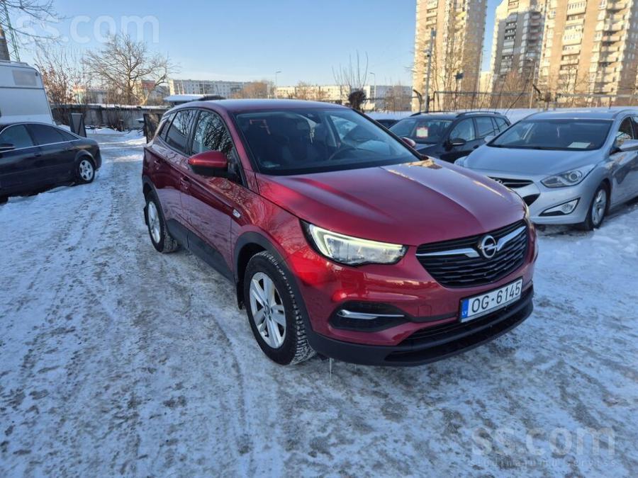 Sarkans Opel Grandland X 2020 Rīga, ar dzinēja tilpumu 1.50 L un nobraukumu 95 tūkst. km par 14990 €, foto 2 vietnē AUTOMOTO.COM.LV