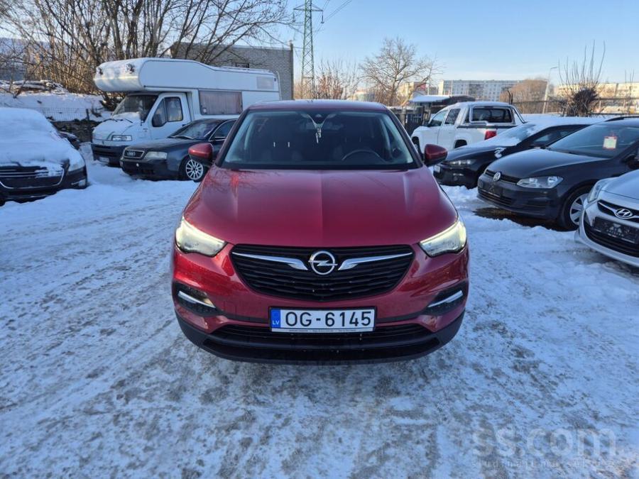Sarkans Opel Grandland X 2020 Rīga, ar dzinēja tilpumu 1.50 L un nobraukumu 95 tūkst. km par 14990 €, foto 3 vietnē AUTOMOTO.COM.LV