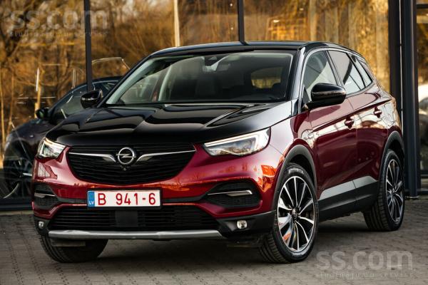 Sarkans Opel Grandland X 2020 Jelgava, ar dzinēja tilpumu 1.60 L un nobraukumu 0 tūkst. km par 16990 €, foto 1 vietnē AUTOMOTO.COM.LV
