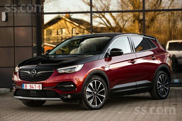 Sarkans Opel Grandland X 2020 Jelgava, ar dzinēja tilpumu 1.60 L un nobraukumu 0 tūkst. km par 16990 €, foto 2 vietnē AUTOMOTO.COM.LV