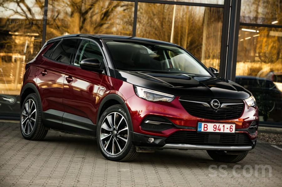 Sarkans Opel Grandland X 2020 Jelgava, ar dzinēja tilpumu 1.60 L un nobraukumu 0 tūkst. km par 16990 €, foto 4 vietnē AUTOMOTO.COM.LV