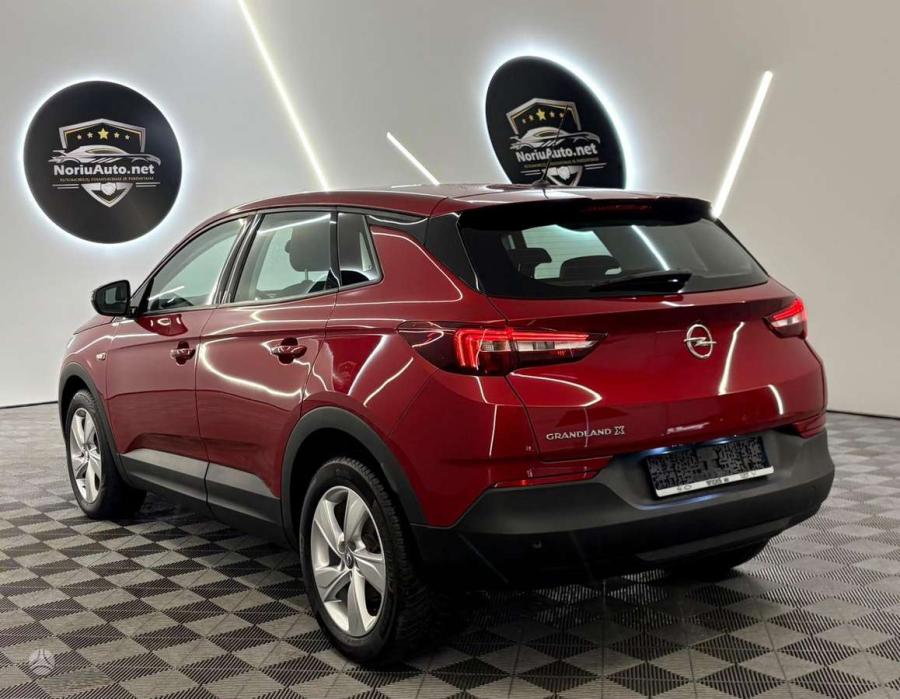 Red Opel Grandland X 2020 in Marijampole, with an engine capacity of 1.50 L and mileage of 153 thousand km for 11450 €, photo 32 on AUTOMOTO.COM.LV