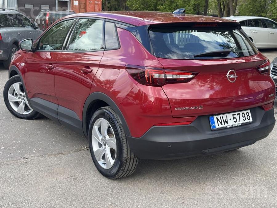 Sarkans Opel Grandland X 2021 Rīga, ar dzinēja tilpumu 1.60 L un nobraukumu 24 tūkst. km par 18900 €, foto 4 vietnē AUTOMOTO.COM.LV