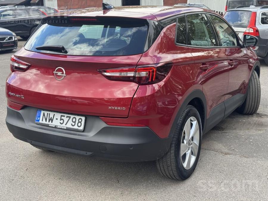 Sarkans Opel Grandland X 2021 Rīga, ar dzinēja tilpumu 1.60 L un nobraukumu 24 tūkst. km par 18900 €, foto 5 vietnē AUTOMOTO.COM.LV