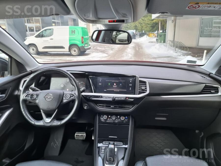 Sarkans Opel Grandland X 2022 Rīga, ar dzinēja tilpumu 1.20 L un nobraukumu 63 tūkst. km par 21700 €, foto 8 vietnē AUTOMOTO.COM.LV