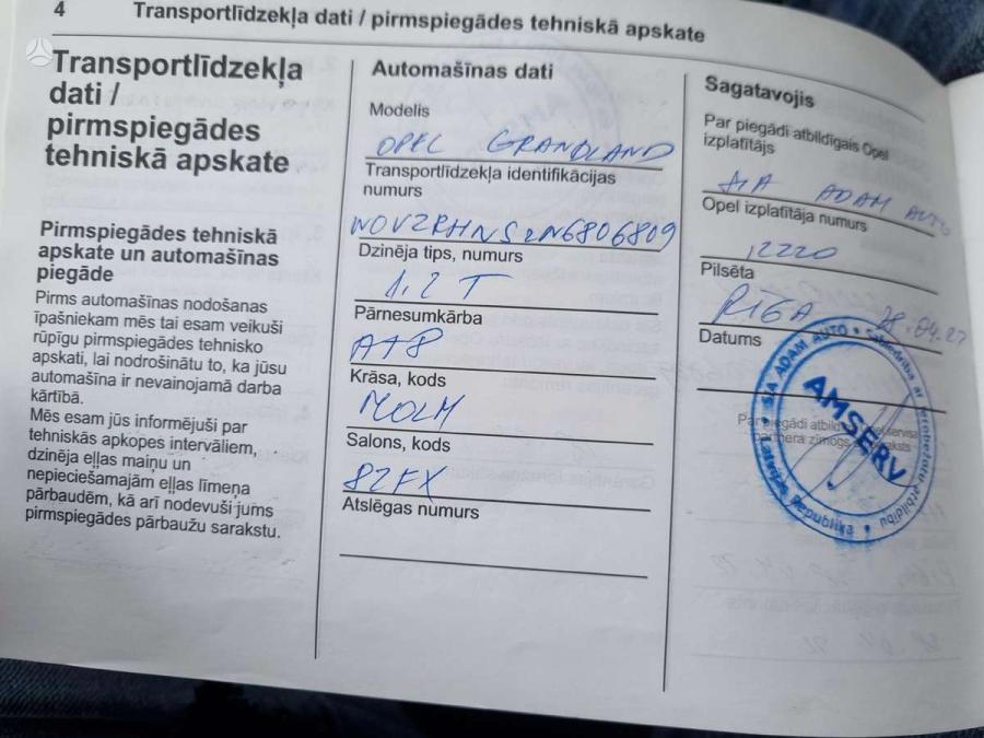 Sarkans Opel Grandland X 2022 Rīga, ar dzinēja tilpumu 1.20 L un nobraukumu 63 tūkst. km par 21700 €, foto 15 vietnē AUTOMOTO.COM.LV