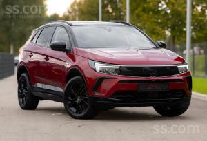 Red Opel Grandland X 2022 in Jelgava, with an engine capacity of 1.50 L and mileage of 0 thousand km for 17500 €, photo 4 on AUTOMOTO.COM.LV