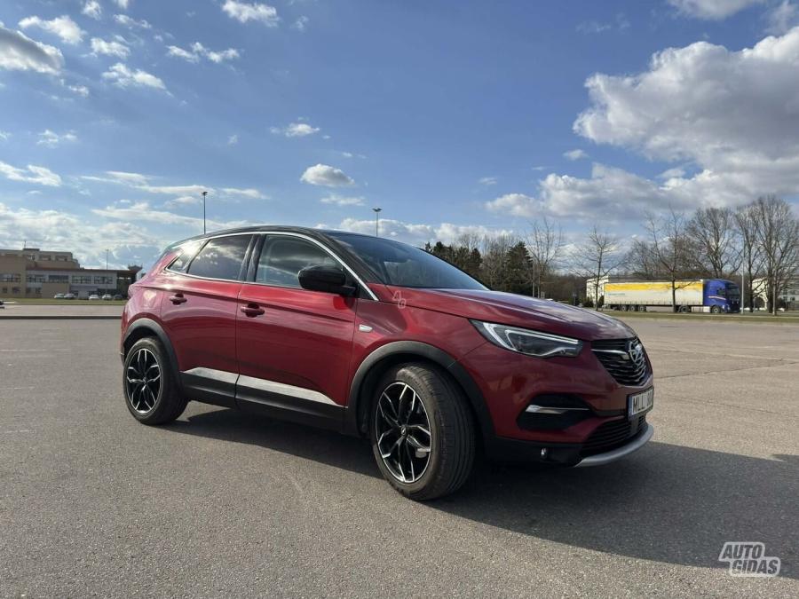Sarkans Opel Grandland X 2018 Kauņa, ar dzinēja tilpumu 2.00 L un nobraukumu 212 tūkst. km par 13450 €, foto 1 vietnē AUTOMOTO.COM.LV