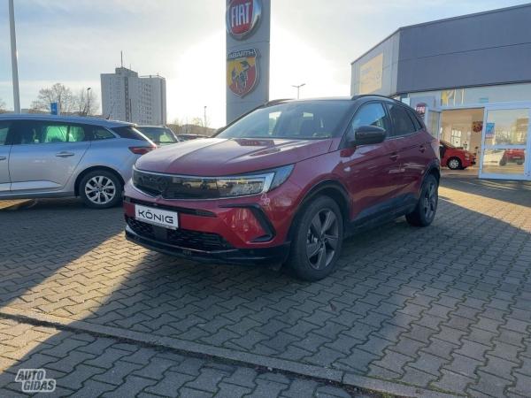 Red Opel Grandland X 2023 in Kaunas, with an engine capacity of 0.00 L and mileage of 28 thousand km for 28743 €, photo 1 on AUTOMOTO.COM.LV