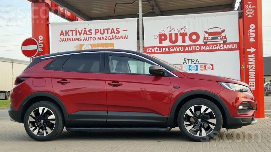 Красный Опель Grandland X 2019 в Елгава, объемом двигателя 1.20 л и пробегом 110 тыс. км за 10950 €, фото 4 на AUTOMOTO.COM.LV