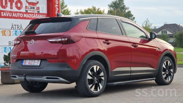 Красный Опель Grandland X 2019 в Елгава, объемом двигателя 1.20 л и пробегом 110 тыс. км за 10950 €, фото 5 на AUTOMOTO.COM.LV