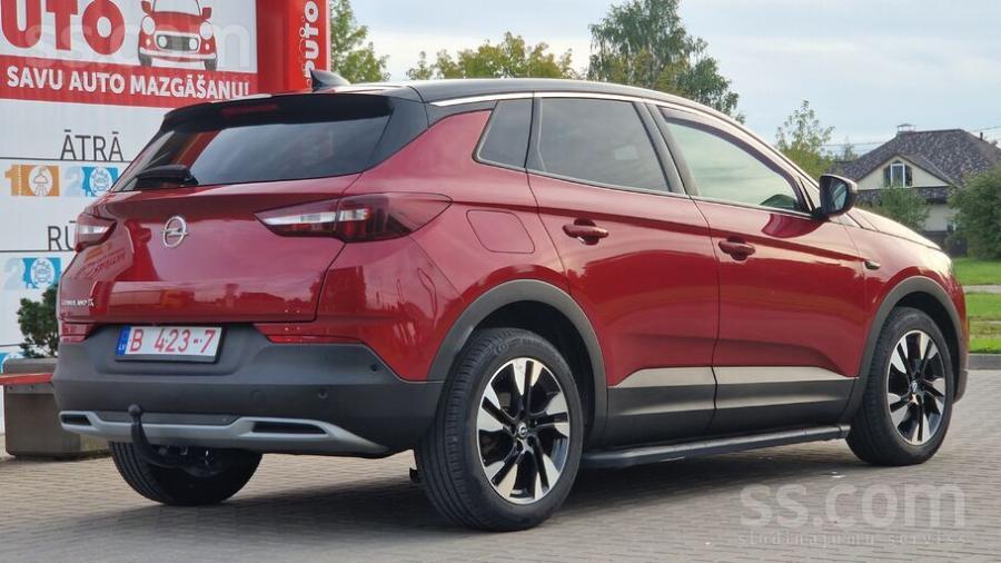 Красный Опель Grandland X 2019 в Елгава, объемом двигателя 1.20 л и пробегом 110 тыс. км за 10950 €, фото 5 на AUTOMOTO.COM.LV