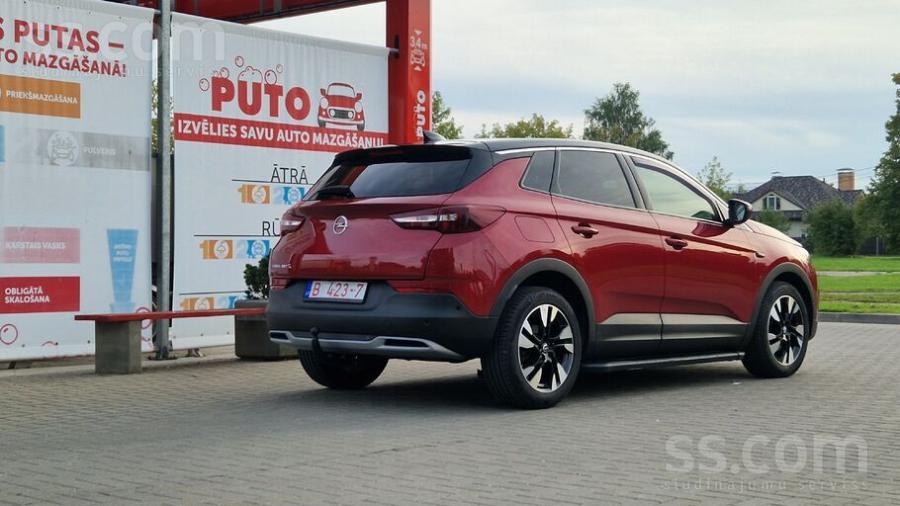 Красный Опель Grandland X 2019 в Елгава, объемом двигателя 1.20 л и пробегом 110 тыс. км за 10950 €, фото 6 на AUTOMOTO.COM.LV