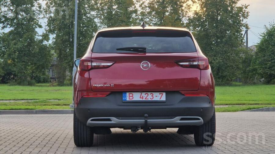 Красный Опель Grandland X 2019 в Елгава, объемом двигателя 1.20 л и пробегом 110 тыс. км за 10950 €, фото 7 на AUTOMOTO.COM.LV