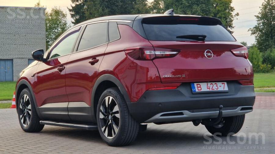 Красный Опель Grandland X 2019 в Елгава, объемом двигателя 1.20 л и пробегом 110 тыс. км за 10950 €, фото 8 на AUTOMOTO.COM.LV