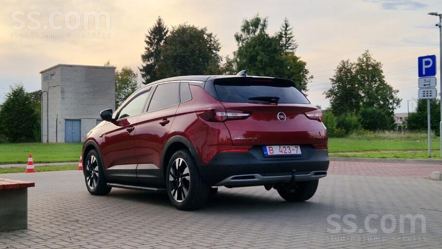 Красный Опель Grandland X 2019 в Елгава, объемом двигателя 1.20 л и пробегом 110 тыс. км за 10950 €, фото 9 на AUTOMOTO.COM.LV