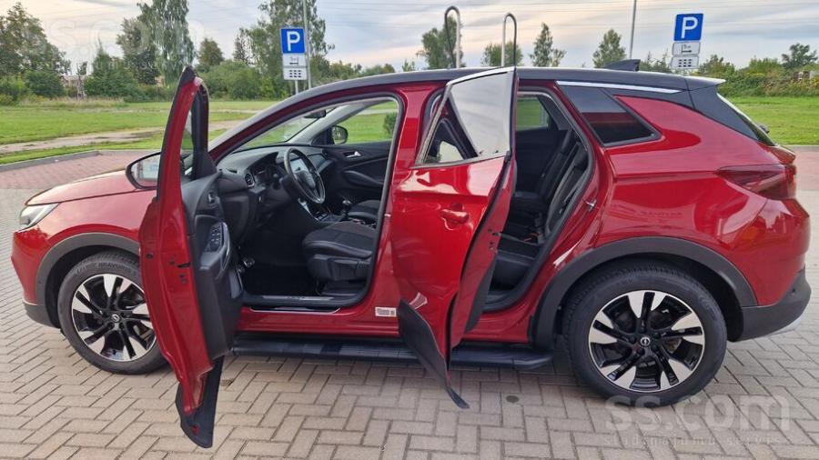 Красный Опель Grandland X 2019 в Елгава, объемом двигателя 1.20 л и пробегом 110 тыс. км за 10950 €, фото 24 на AUTOMOTO.COM.LV