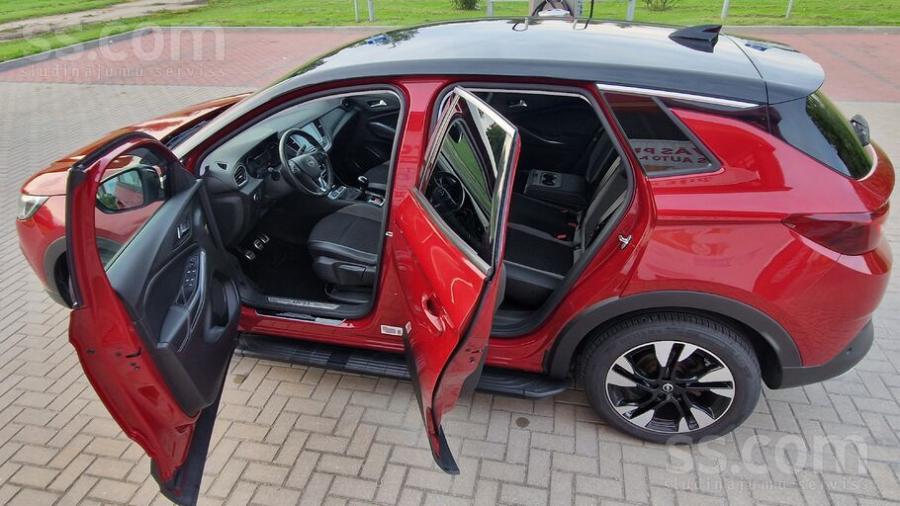 Красный Опель Grandland X 2019 в Елгава, объемом двигателя 1.20 л и пробегом 110 тыс. км за 10950 €, фото 25 на AUTOMOTO.COM.LV