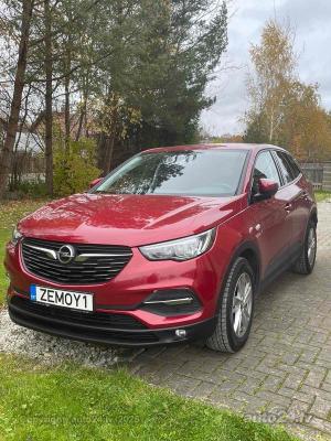 Red Opel Grandland X 2020 in Tallinn, with an engine capacity of 1.20 L and mileage of 40 thousand km for 16500 €, photo  on AUTOMOTO.COM.LV