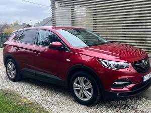Red Opel Grandland X 2020 in Tallinn, with an engine capacity of 1.20 L and mileage of 40 thousand km for 16500 €, photo 6 on AUTOMOTO.COM.LV
