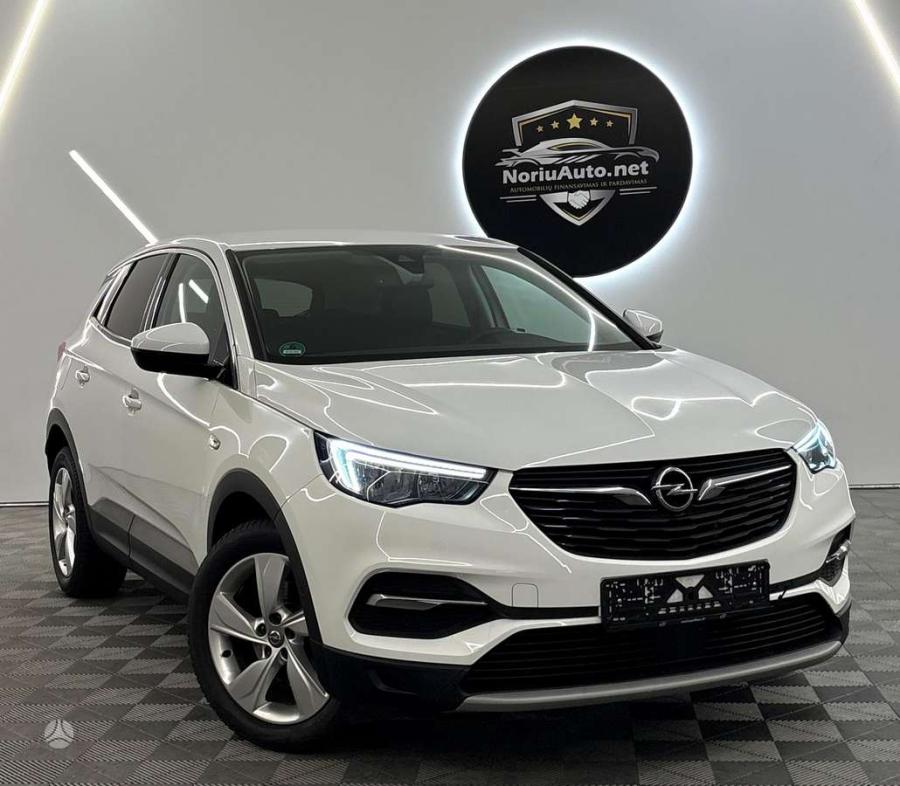 Белый Опель Grandland X 2018 в Мариямполе, объемом двигателя 1.20 л и пробегом 123 тыс. км за 10750 €, фото 1 на AUTOMOTO.COM.LV