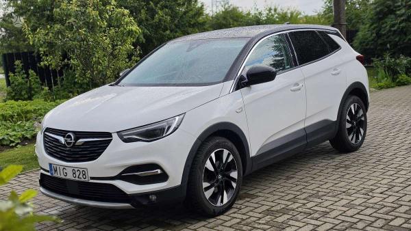 White Opel Grandland X 2018 in Trakai, with an engine capacity of 1.56 L and mileage of 199 thousand km for 11600 €, photo 1 on AUTOMOTO.COM.LV