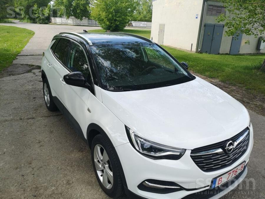 Balts Opel Grandland X 2019 Rīga, ar dzinēja tilpumu 1.20 L un nobraukumu 0 tūkst. km par 12400 €, foto 5 vietnē AUTOMOTO.COM.LV