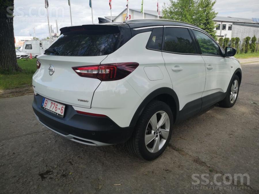 Balts Opel Grandland X 2019 Rīga, ar dzinēja tilpumu 1.20 L un nobraukumu 0 tūkst. km par 12400 €, foto 7 vietnē AUTOMOTO.COM.LV