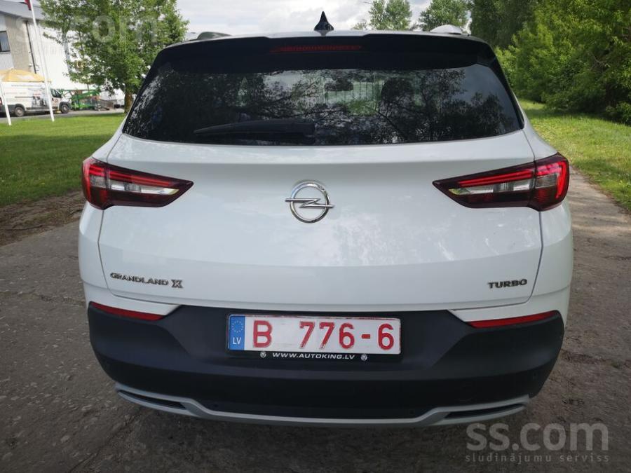 Balts Opel Grandland X 2019 Rīga, ar dzinēja tilpumu 1.20 L un nobraukumu 0 tūkst. km par 12400 €, foto 8 vietnē AUTOMOTO.COM.LV