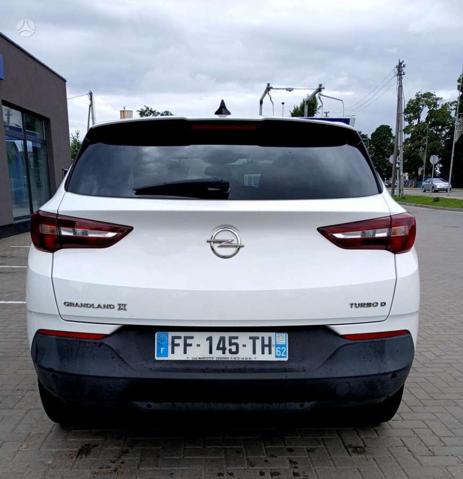 Белый Опель Grandland X 2019 в Таураге, объемом двигателя 1.50 л и пробегом 92 тыс. км за 10800 €, фото 20 на AUTOMOTO.COM.LV