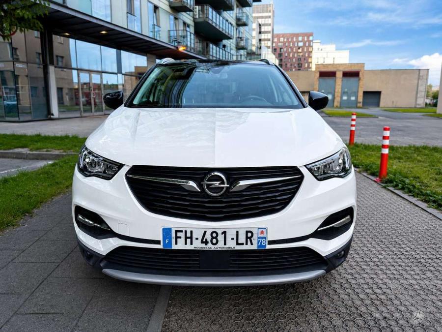White Opel Grandland X 2019 in Vilnius, with an engine capacity of 1.20 L and mileage of 170 thousand km for 10000 €, photo 3 on AUTOMOTO.COM.LV