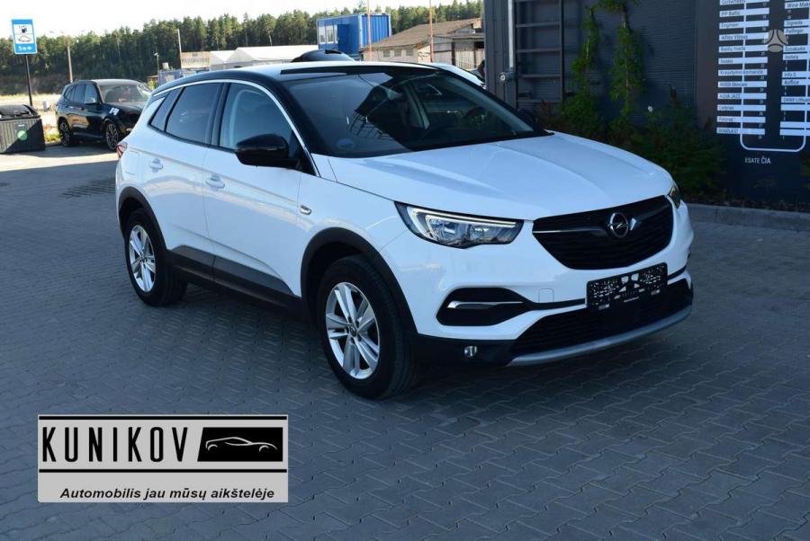 Balts Opel Grandland X 2019 Viļņa, ar dzinēja tilpumu 1.50 L un nobraukumu 244 tūkst. km par 9950 €, foto 1 vietnē AUTOMOTO.COM.LV