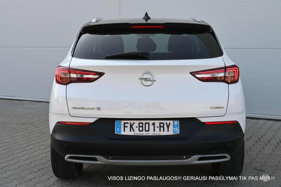White Opel Grandland X 2019 in Kretinga, with an engine capacity of 1.50 L and mileage of 276 thousand km for 10599 €, photo 10 on AUTOMOTO.COM.LV