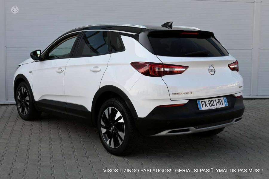 White Opel Grandland X 2019 in Kretinga, with an engine capacity of 1.50 L and mileage of 276 thousand km for 10599 €, photo 11 on AUTOMOTO.COM.LV